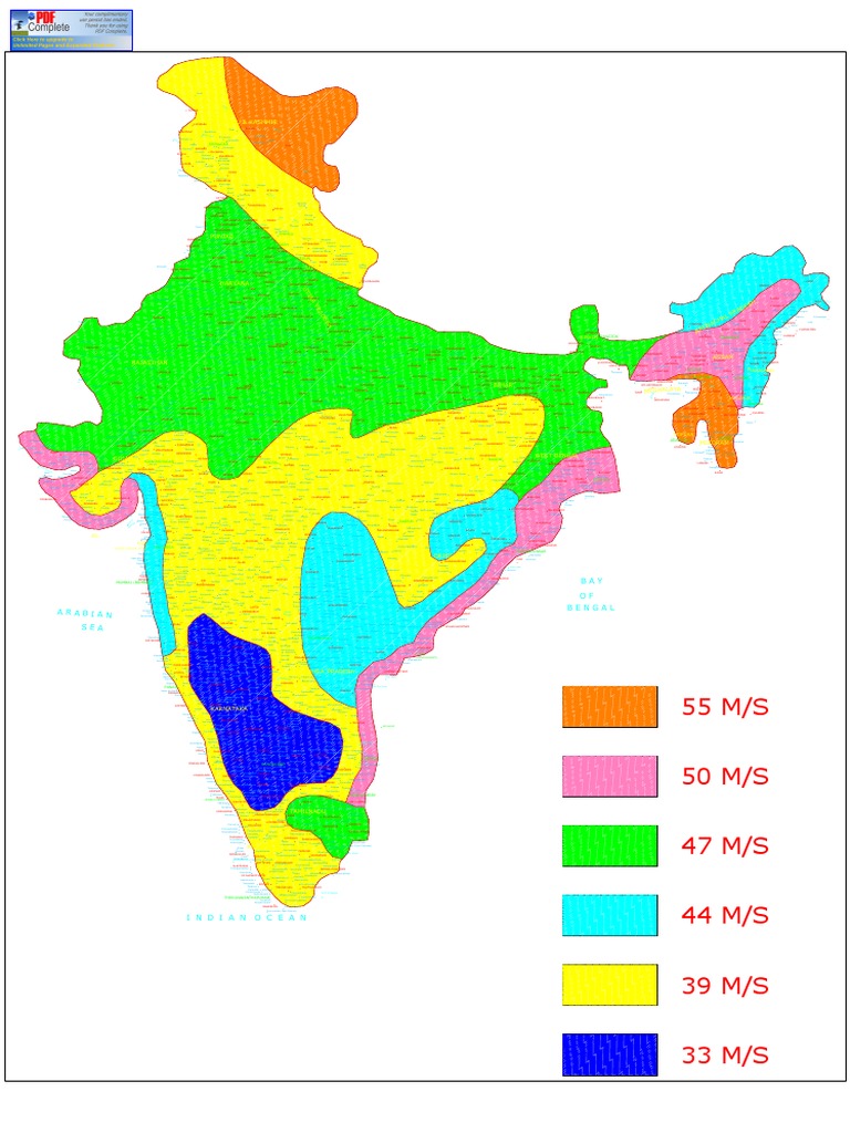 India Wind Zone | PDF