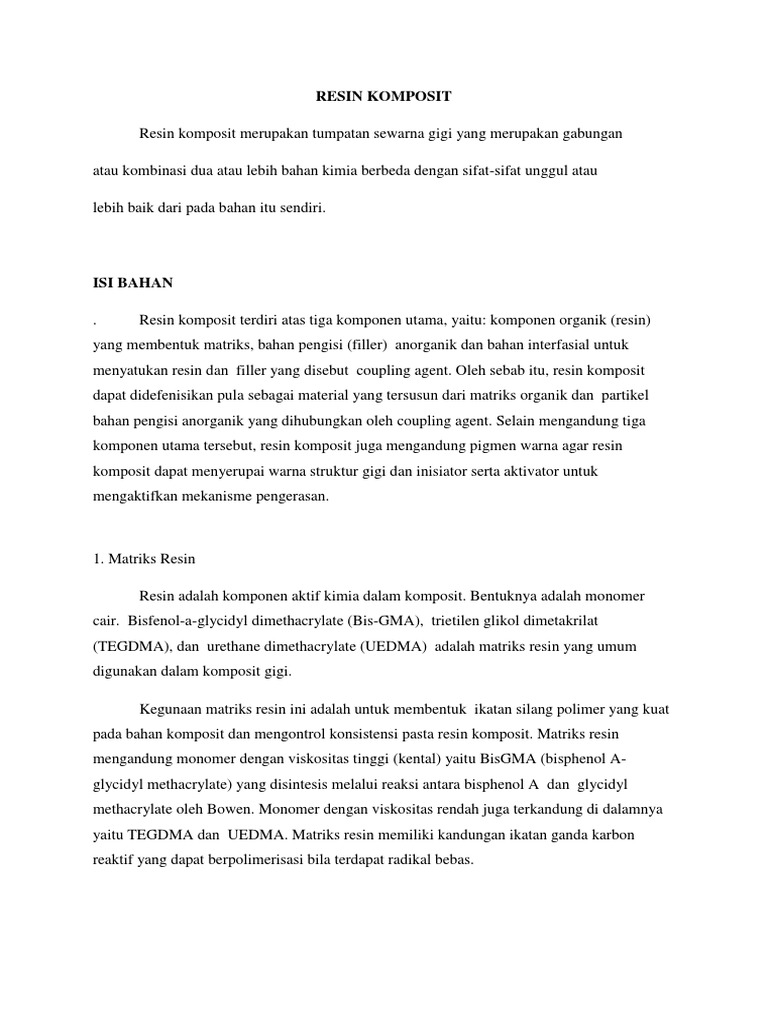 Resin Komposit Pdf
