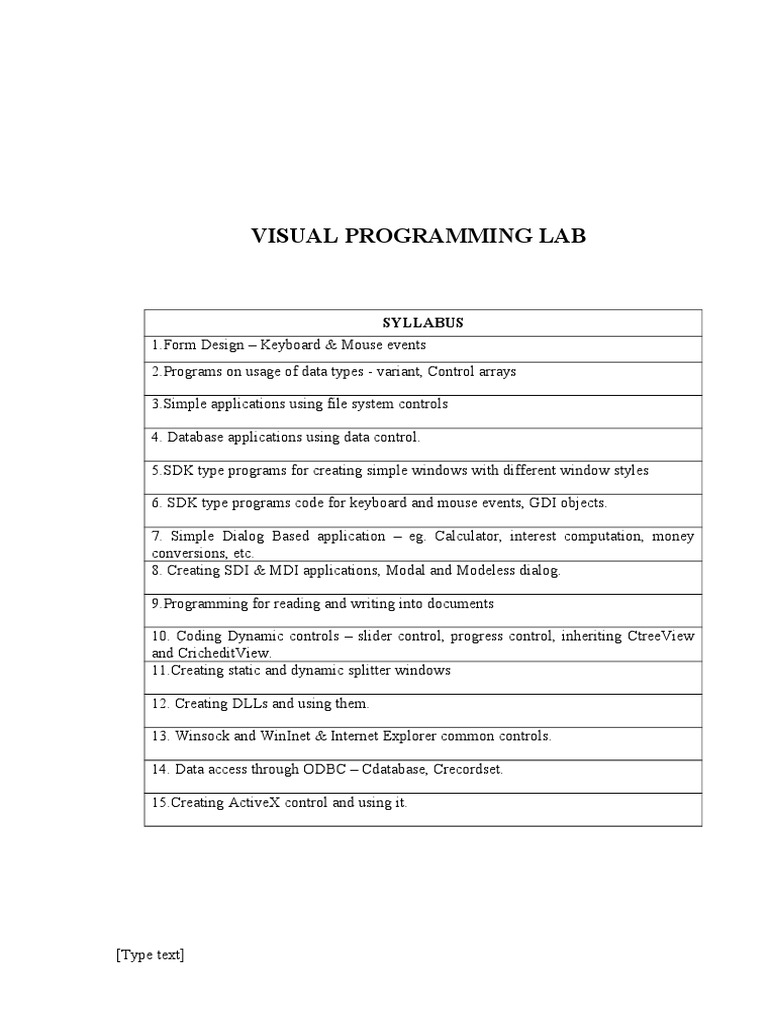 Lab Manual New | PDF | Computer Data | Data