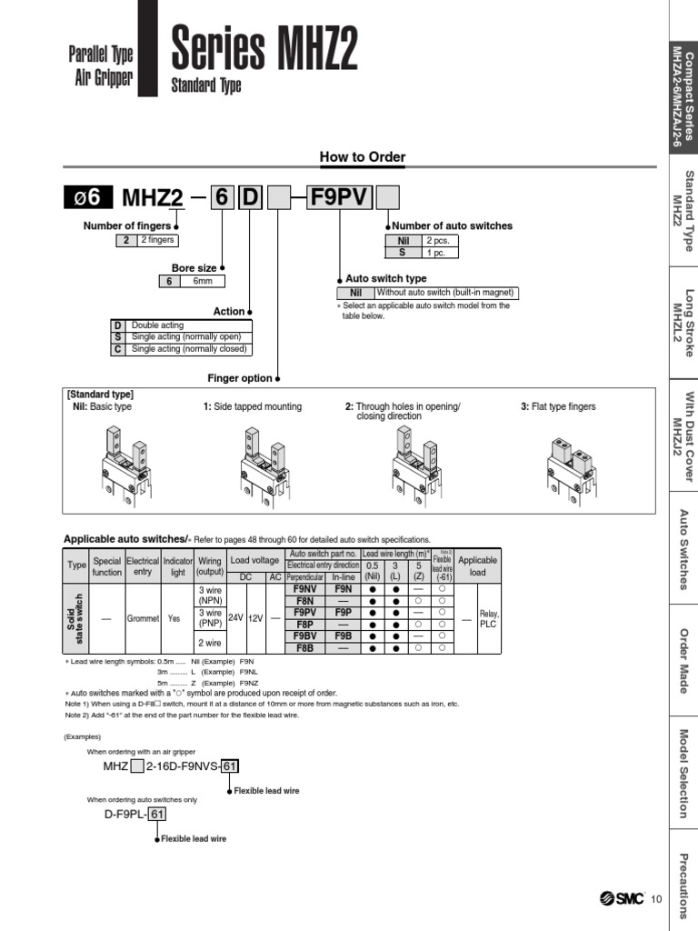 2 Mhz2 Series Air Grippers | PDF | Bipolar Junction Transistor ...