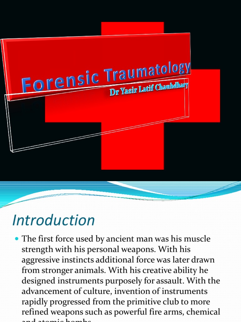 Forensic Traumatology | PDF | Wound | Skin