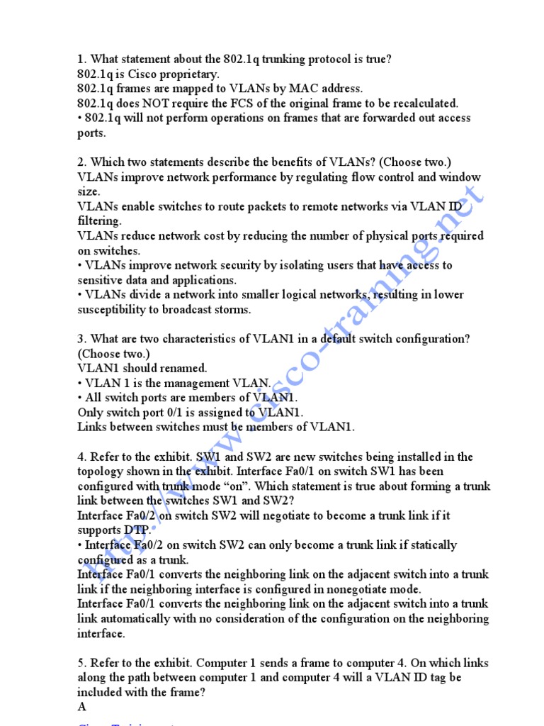 Ccna 3 Module 3 v4.0 | PDF | Network Switch | Computer Network