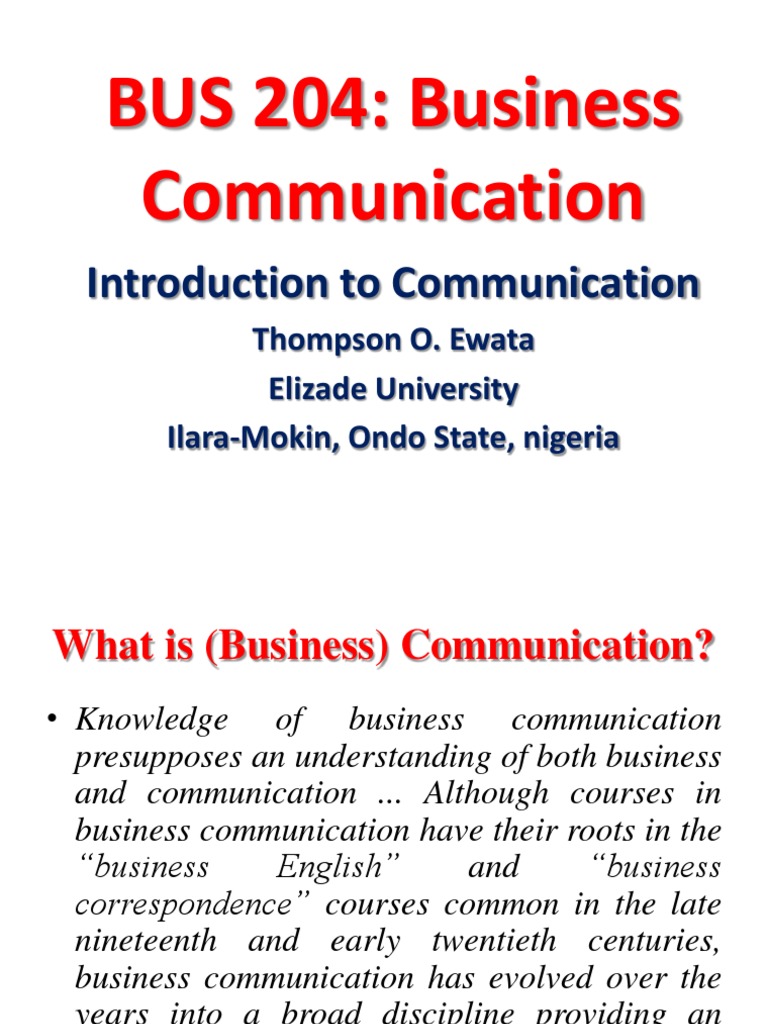Business Communication Basics | PDF | Communication | Epistemology