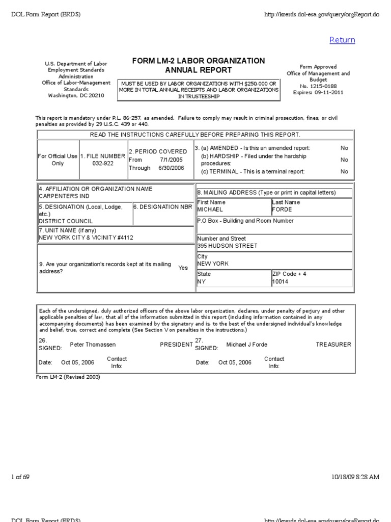 Dol Form Report (Erds) | PDF | Book Value | Bonds (Finance)
