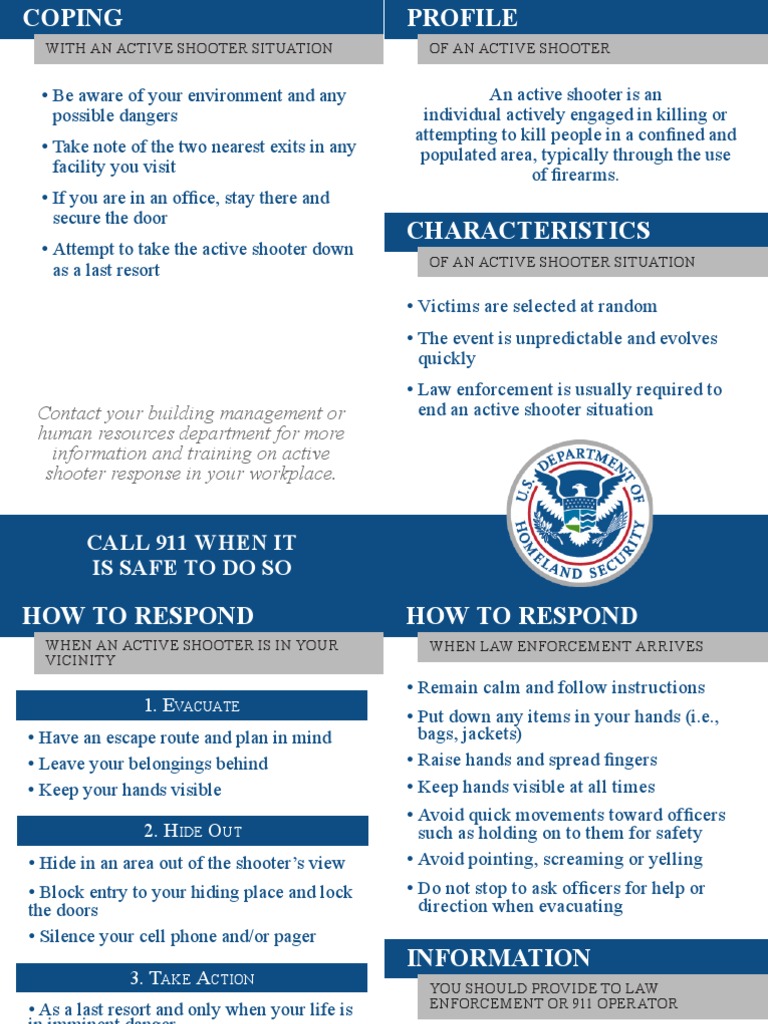 Active Shooter Pocket Card | PDF