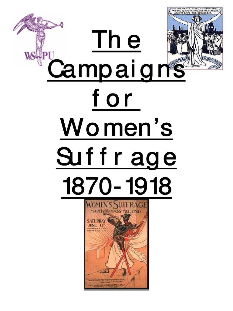 Suffragette Revision Booklet | PDF | Suffragette | Emmeline Pankhurst