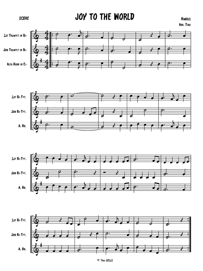 Joy To The World | PDF