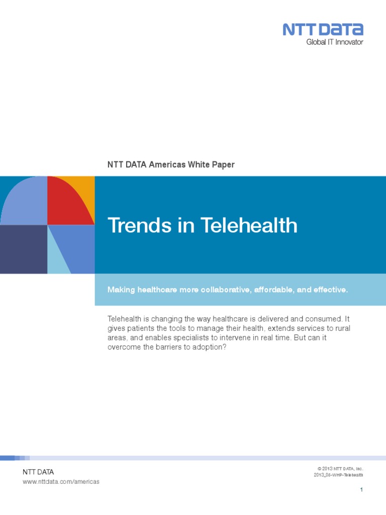Trends in Telehealth White Paper | PDF | Medicare (United States ...