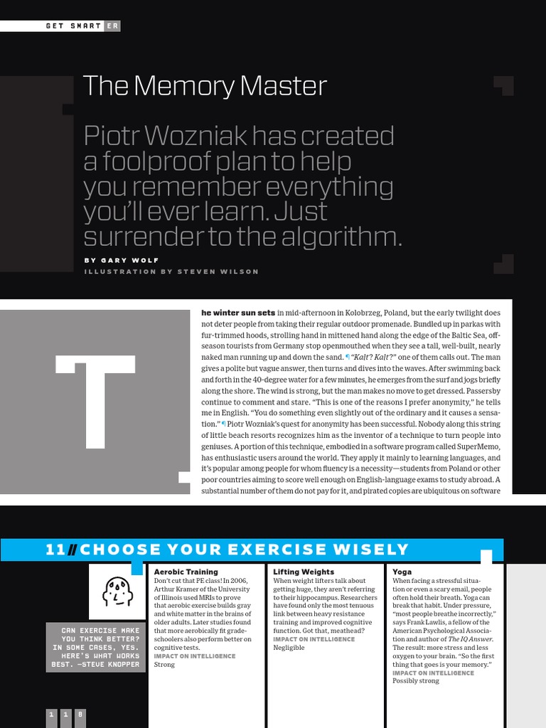 Memory Master | PDF | Memory | Recall (Memory)