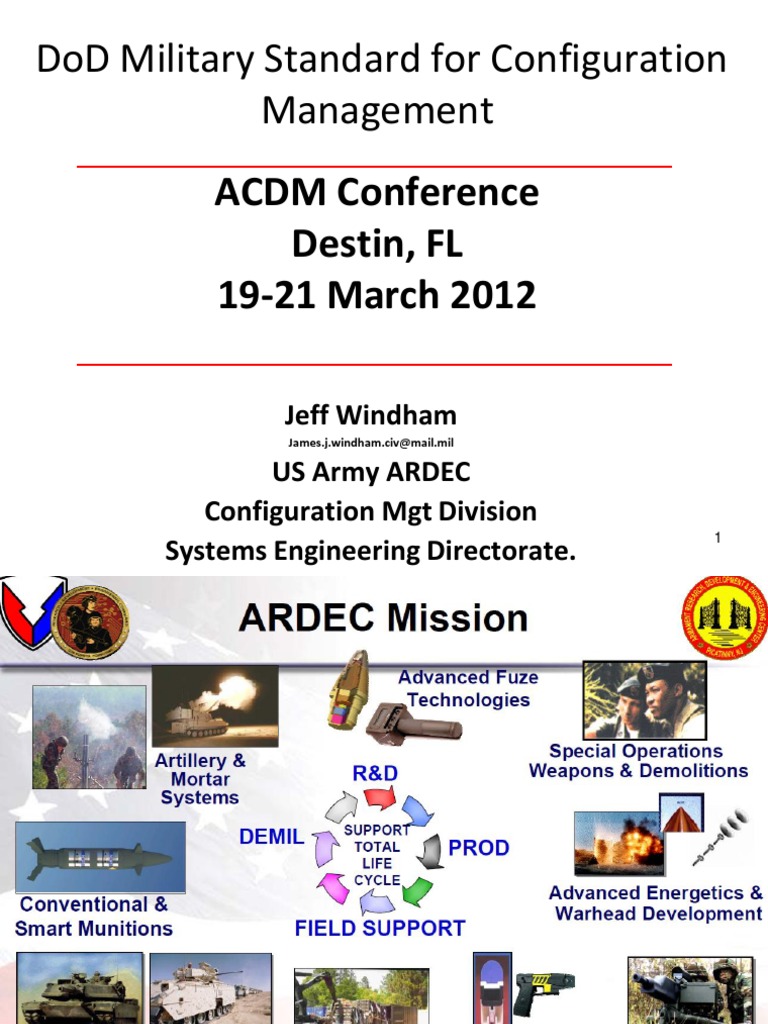 DoD Configuration Management Standard | PDF | United States Department ...