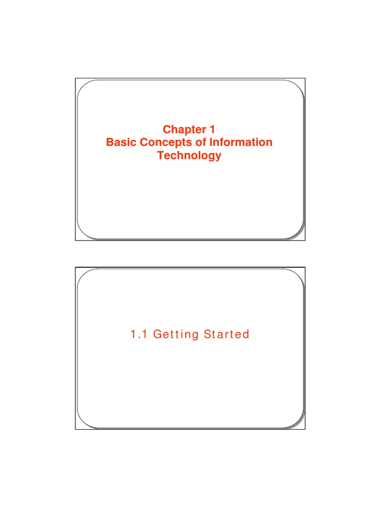 Introduction To IT | PDF | Computer Data Storage | Personal Computers