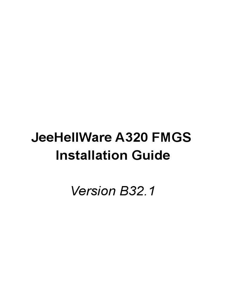 Installation Guide Jeehell FMGS | PDF | Emulator | Installation (Computer Programs)