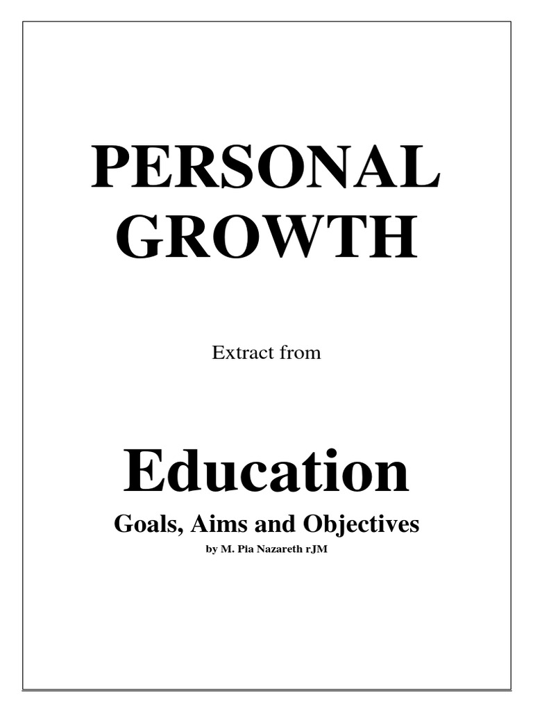 Personal Growth | PDF | Theory | Emotions