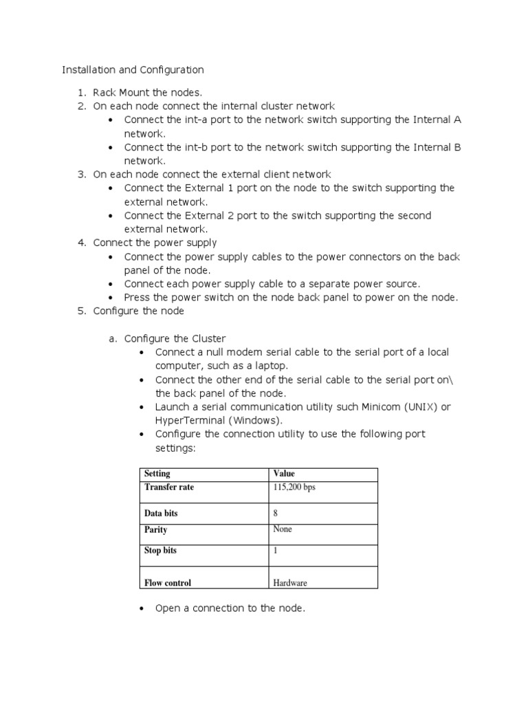 Isilon Installation Document Pdf Ip Address Computer Network
