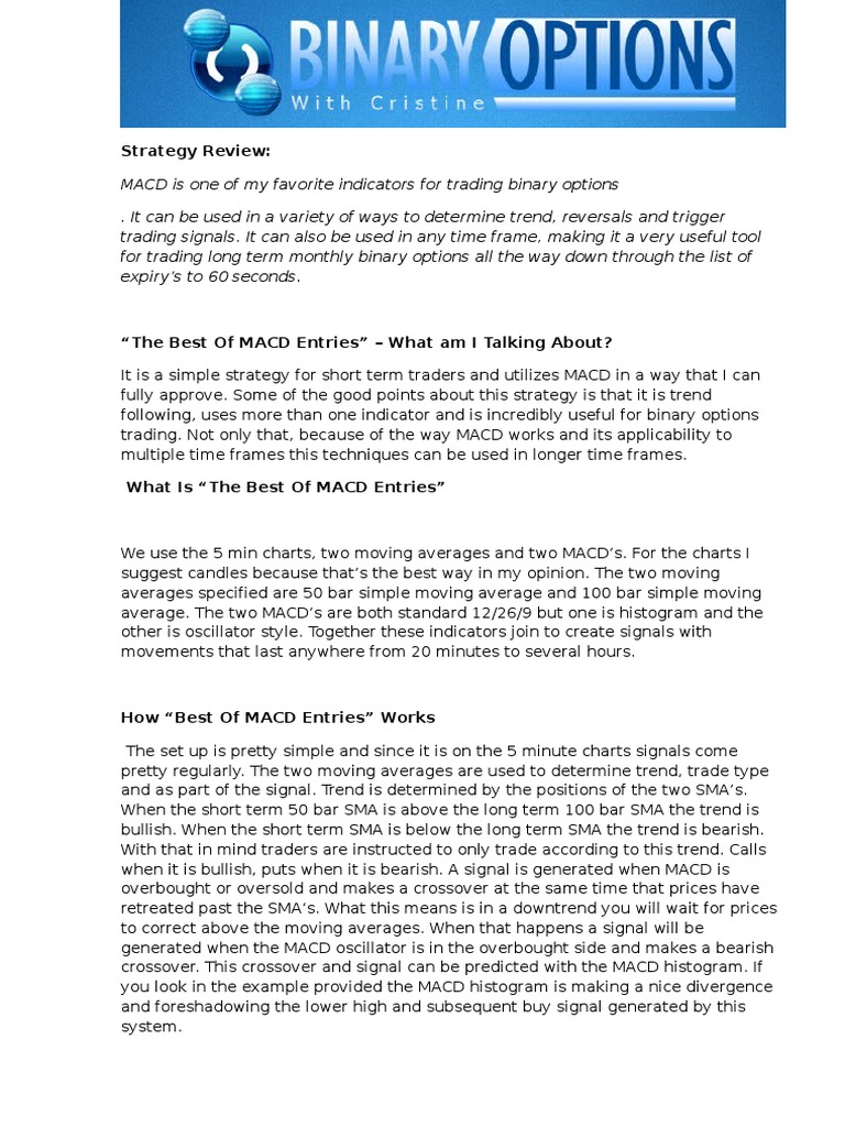 1 Best Macd Entries Strategy | PDF | Financial Markets | Analysis