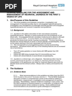 Neonatal Jaundice Treatment Thresholds | PDF | Medical Specialties ...