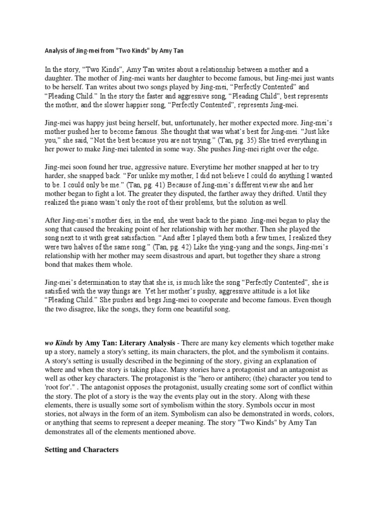 Analysis of Two Kinds | PDF | Narration | Cognitive Science