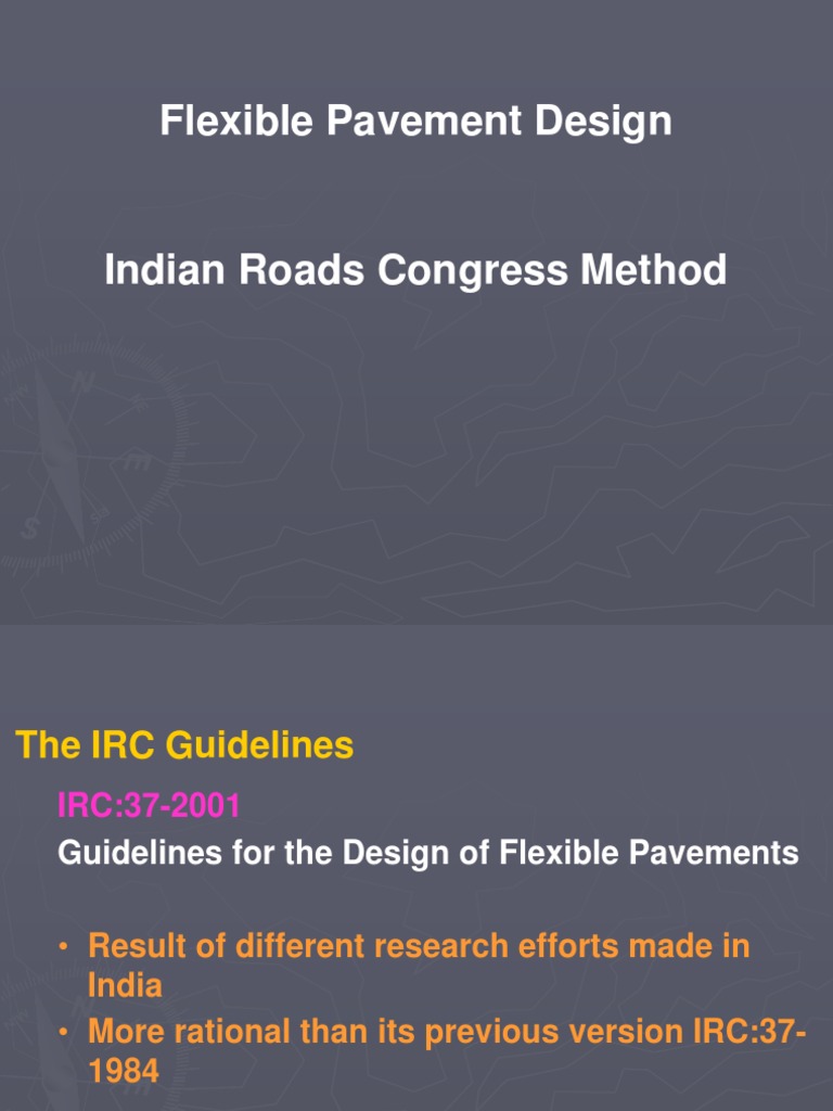 Irc Design | PDF | Road Surface | Asphalt