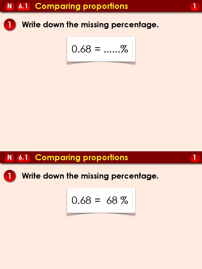 n61 Slides Comparing Proportions | PDF | Teaching Methods & Materials