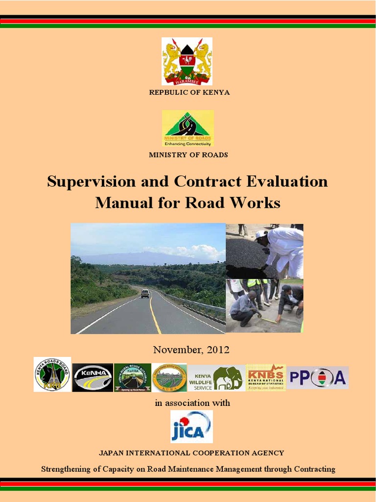 Supervision Manual | Specification (Technical Standard) | General ...