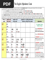 AAA - Training - The English Alphabetic Code | PDF | Alphabet | Phonics