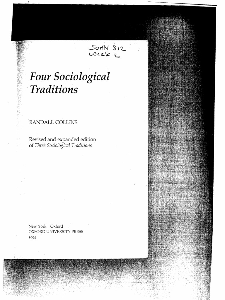 1.2 f10167 Randall Collins Fragment | PDF | Intellectual | Science