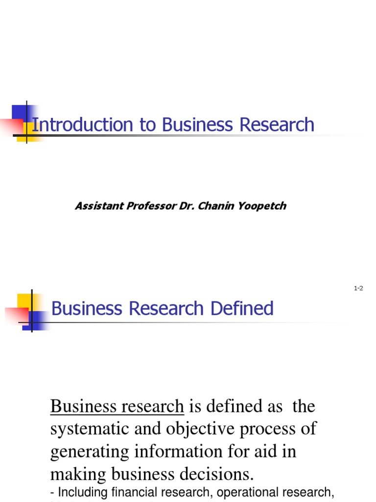 Introduction To Business Research | PDF