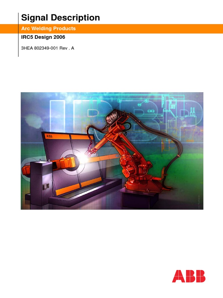 Signal Description: IRC5 Design 2006 | PDF | Input/Output | Welding