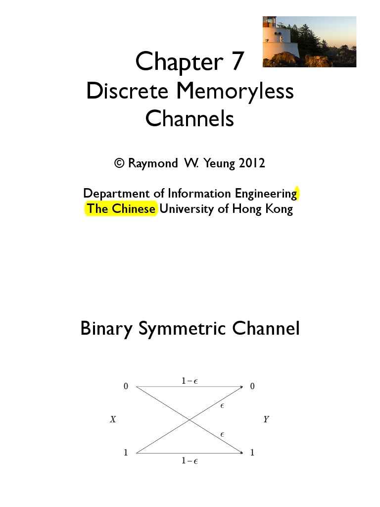 Discrete Memory Less Channel | PDF | Forward Error Correction | Code