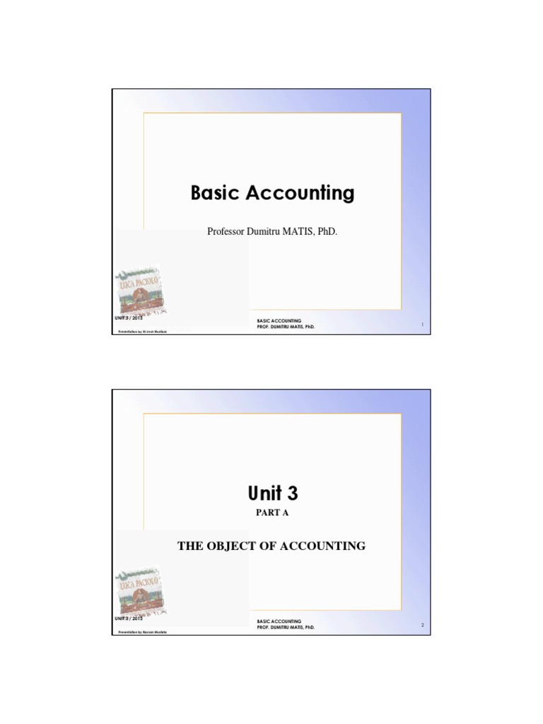 The Object of Accounting | PDF | Intangible Asset | Balance Sheet
