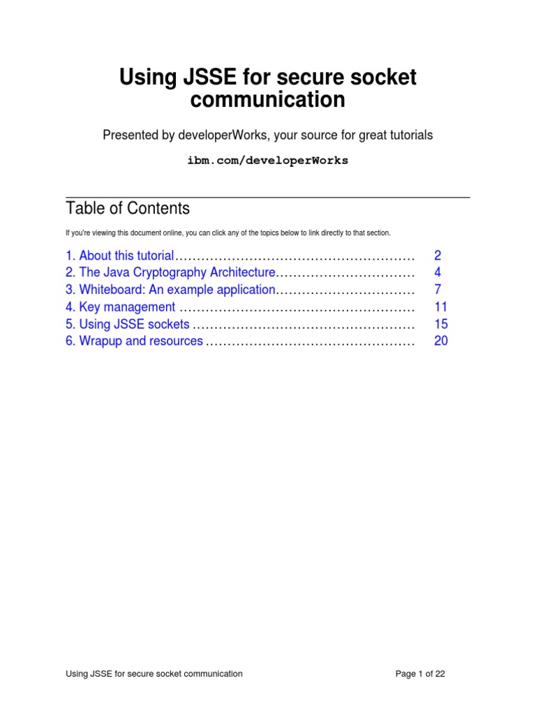 Java Secure Socket | PDF | Transport Layer Security | Public Key Cryptography