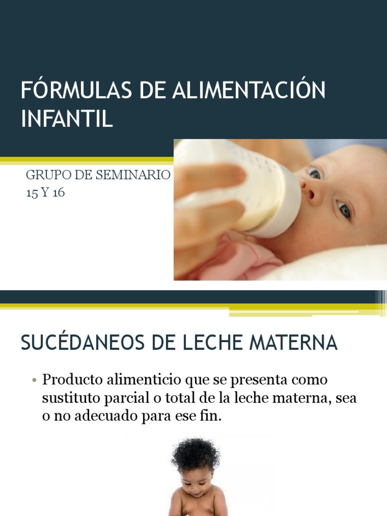 Fórmulas de Alimentación Infantil VR | PDF | Leche | Amamantamiento