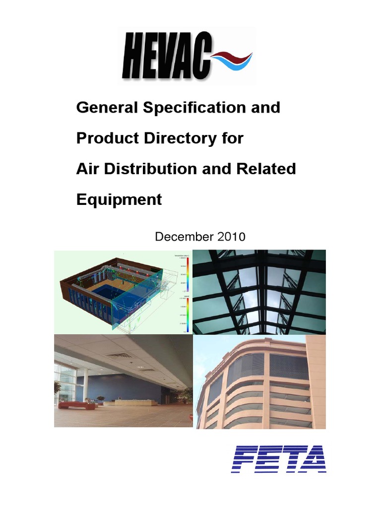Air Distribution System Specification Guide | PDF | Duct (Flow) | Valve