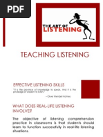 Teaching Listening | PDF | Reading Comprehension | Neuropsychology