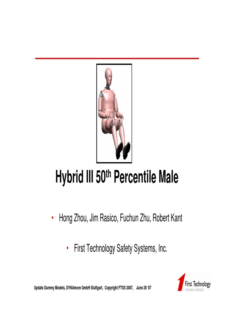 Hybrid III 50th Percentile Male | Nature