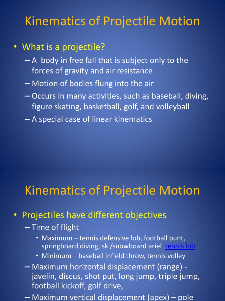 Factors Influencing Projectile Motion | PDF | Trajectory | Velocity