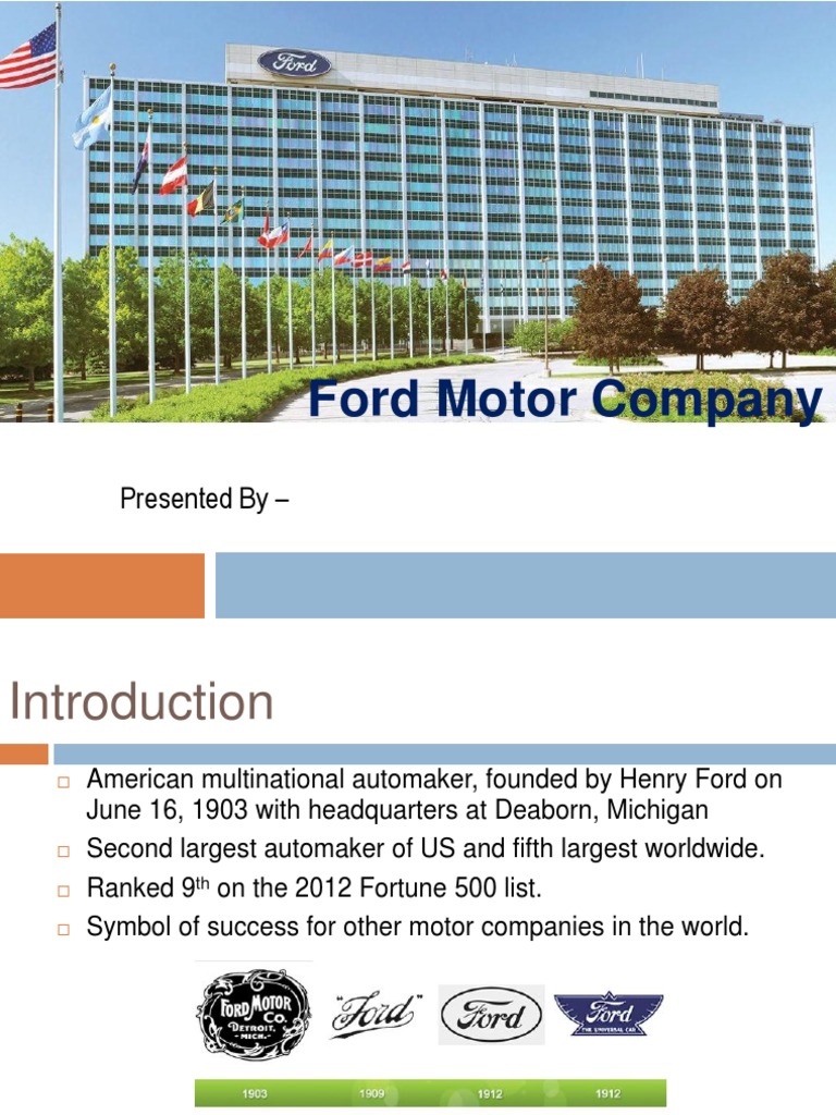 presentationonfordmotorcompanypom-130424023920-phpapp01 | Ford Motor ...