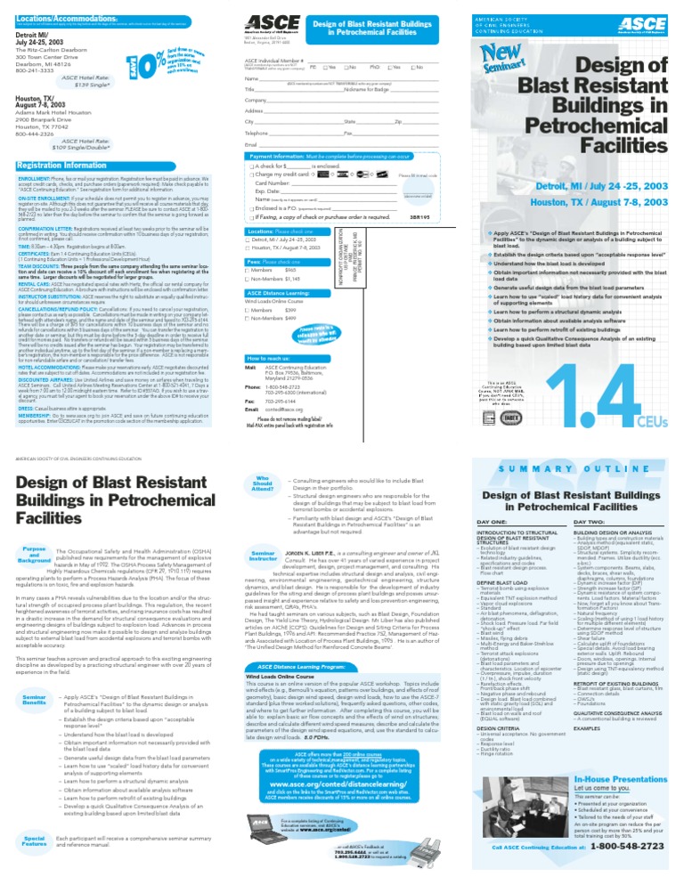 Design of Blast | PDF | Structural Load | Structural Engineering
