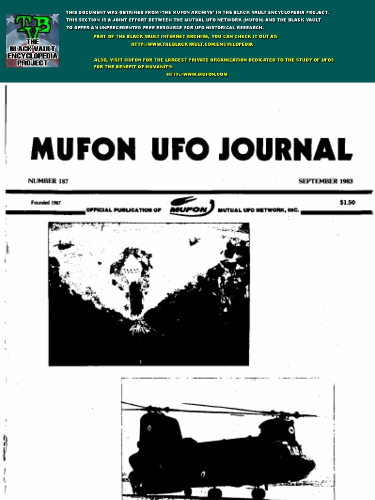 Mufon Ufo Journal | Unidentified Flying Object | Ufology