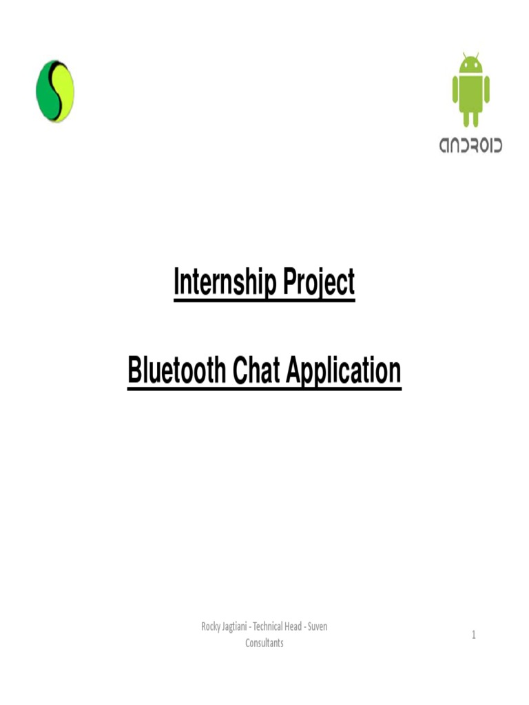 Bluetooth Chat | PDF