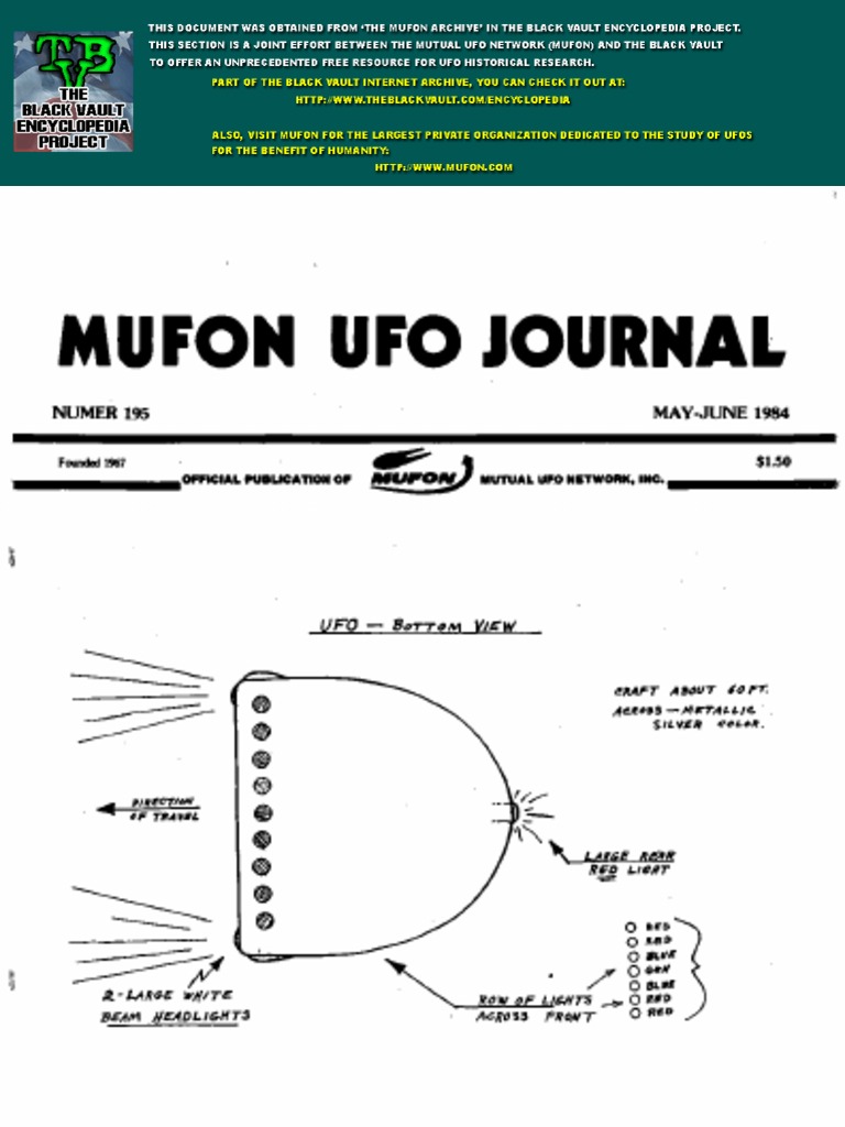 Mufon Ufo Journal | PDF | 501(C) Organization | Dream