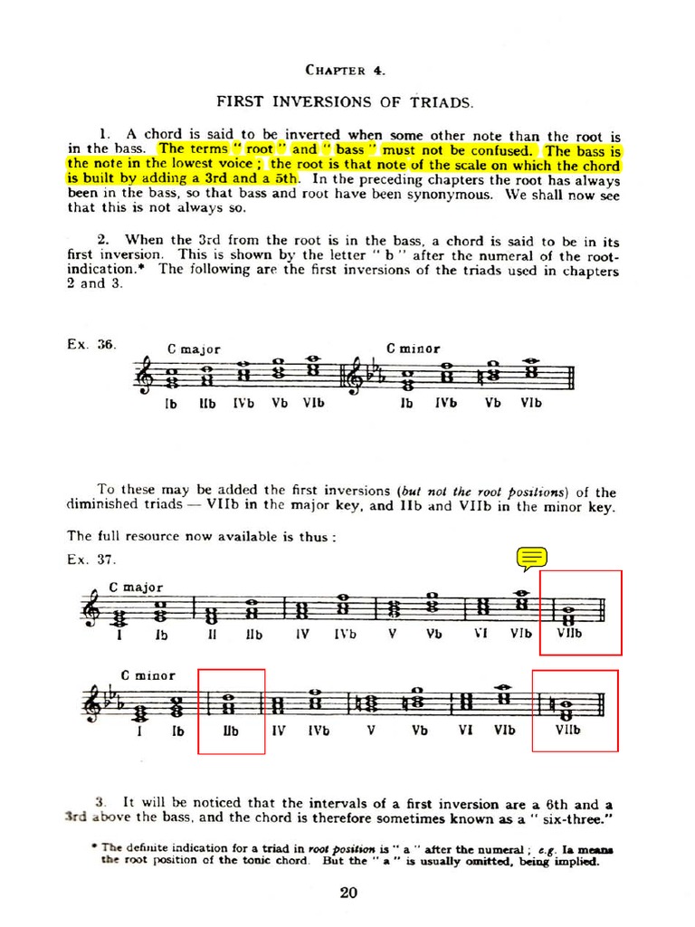 FYH04-1st Inversion (With Notes) | PDF | Notation | Melody