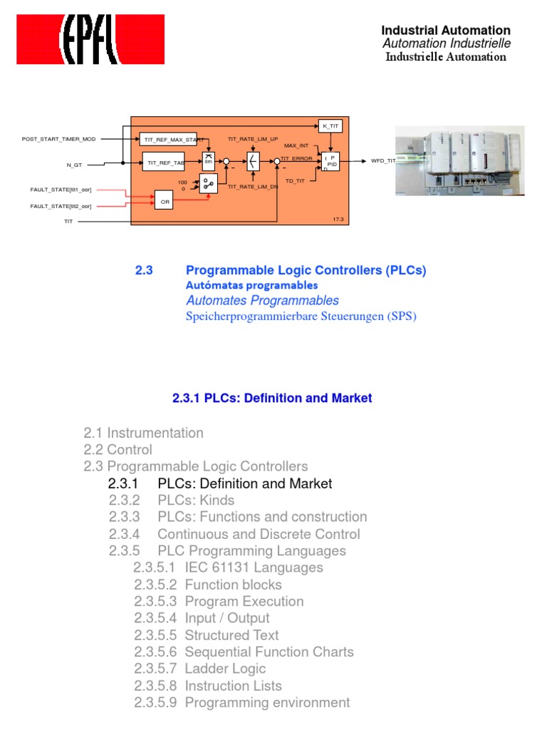 Understanding PLCs in Electrical Engineering | PDF | Programmable Logic ...