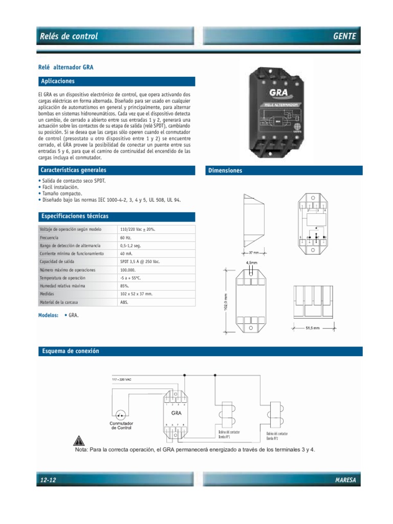 Alternador Exceline | PDF | Relé | Ingenieria Eléctrica