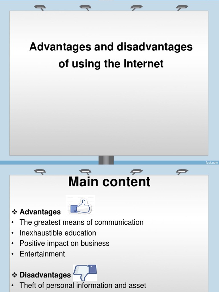 Internet Pros and Cons Explained | PDF
