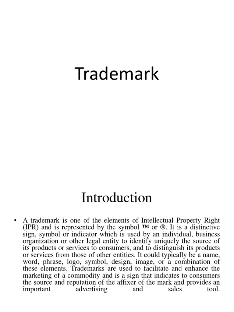 Trademark Case | PDF | Trademark Infringement | Trademark