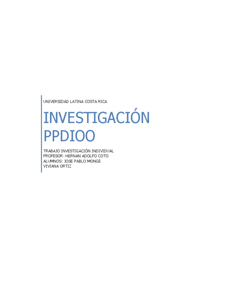 Investigacion Ppdioo Jpmonge-Vortiz | PDF | Itil | Proceso de ...