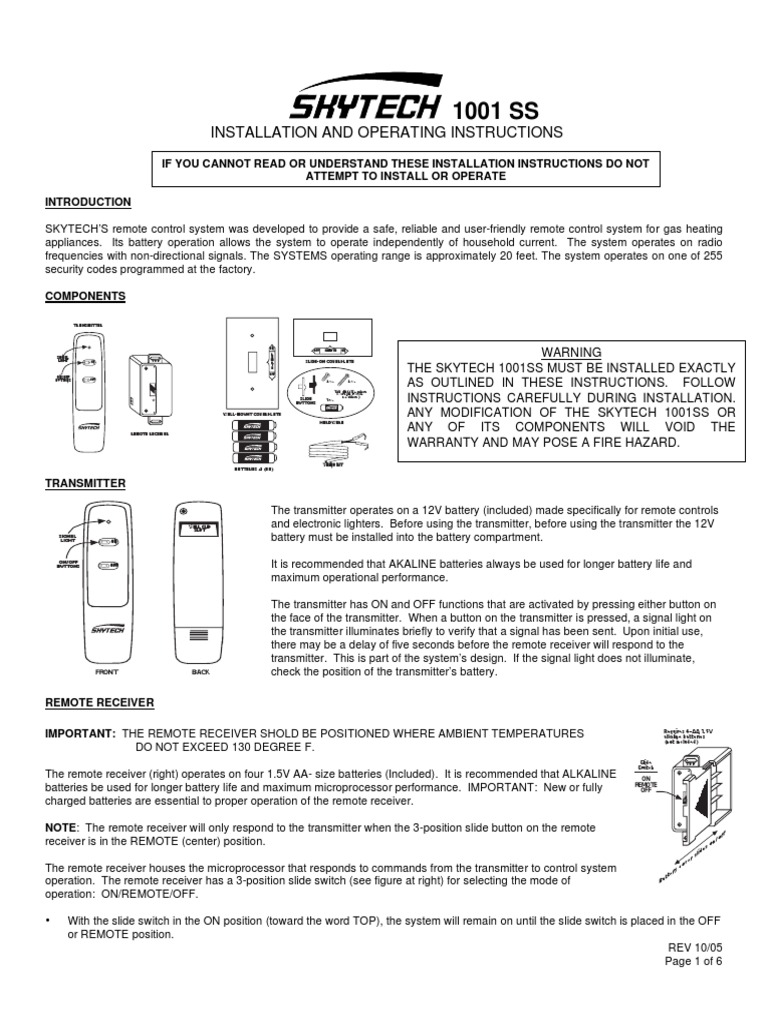 Syntec Instructions Manual | PDF | Battery (Electricity) | Vacuum Tube