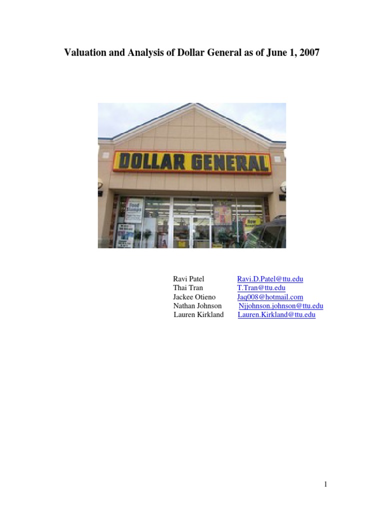 Dollar General | PDF