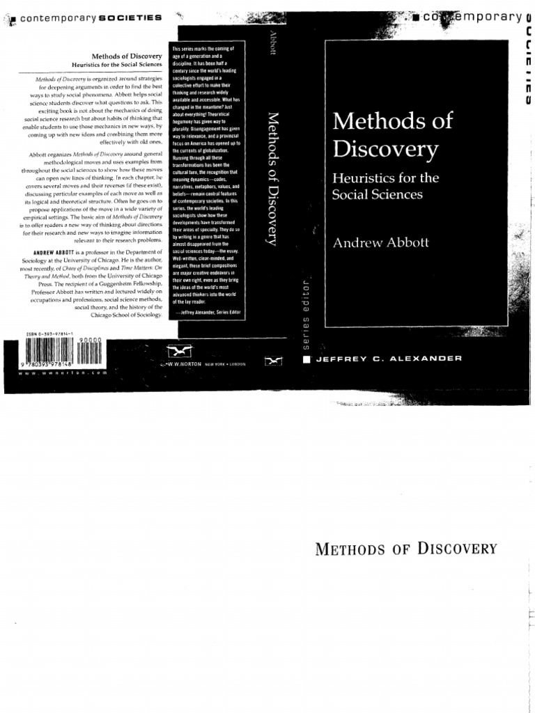 DCS.02 Metodología Abbott PDF | PDF | Ethnography | Social Science